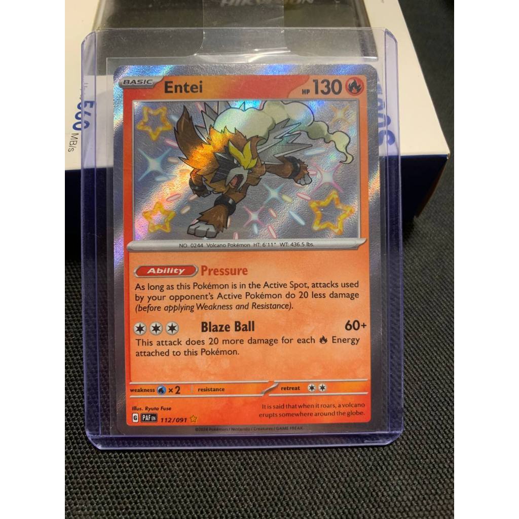 Entei - 112/091 - Shiny Rare Paldean Fates | Shopee Malaysia Entei - 112/091 - Shiny Rare Paldean Fates | Shopee Malaysia