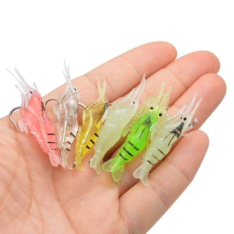 Small Shrimp Fishing Lure| Prawn Bait | Umpan Bait (4 cm) | Shopee Malaysia