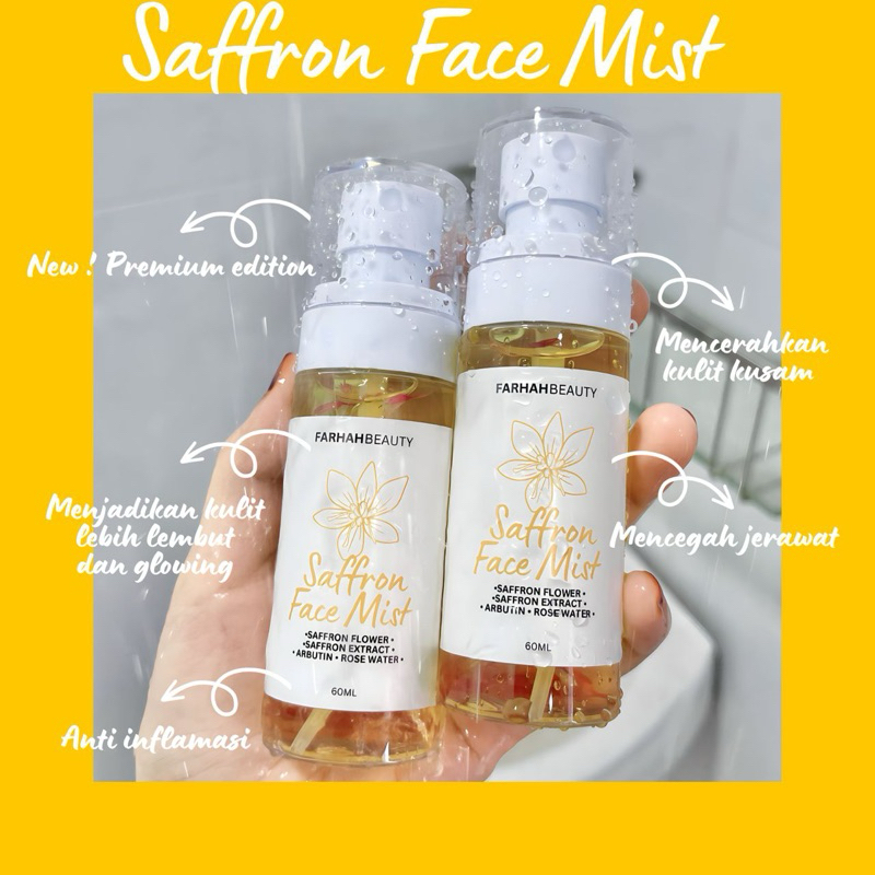 FACE MIST SAFFRON CERAH KULIT RAWAT JERAWAT | Shopee Malaysia