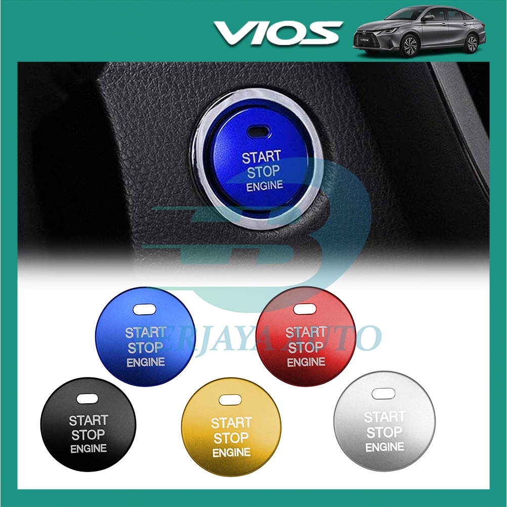 Toyota Vios AC100 2023 - 2025 Push Start Button Gold Silver Blue Red ...