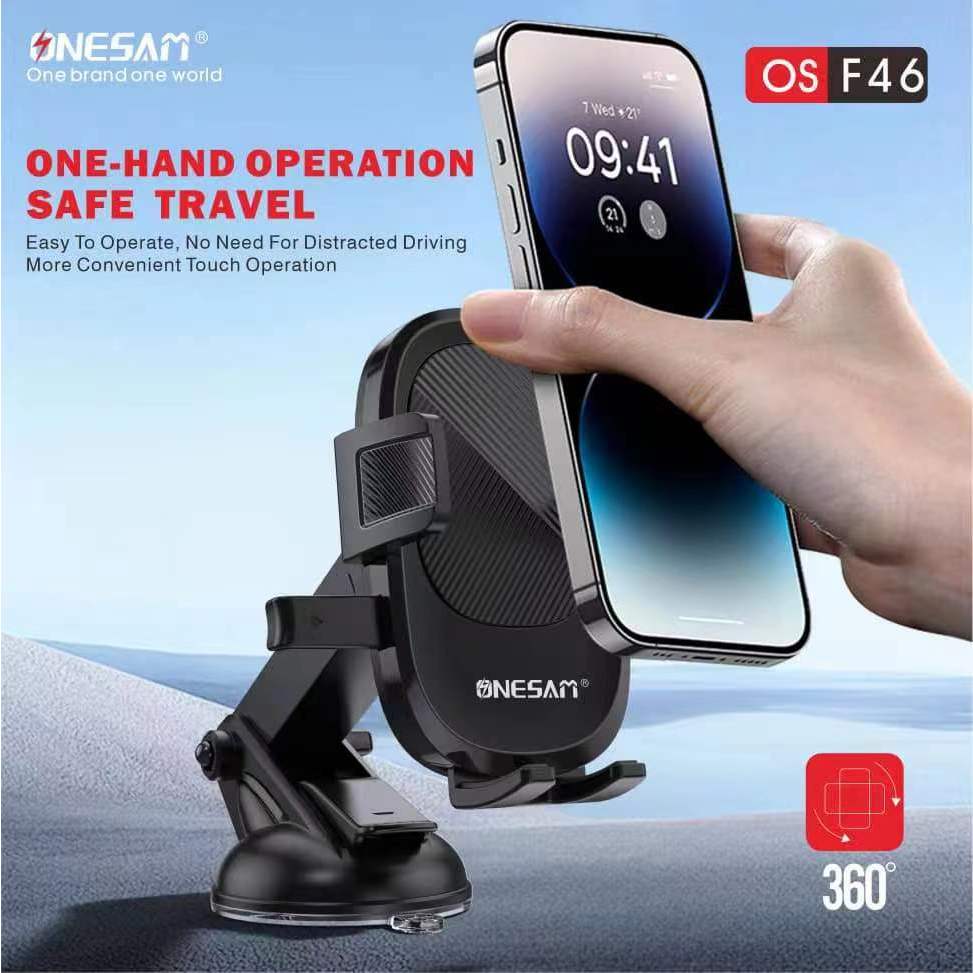 ONESAM OS-F46 Extendable Car Mount Holder 360 Rotating Car Windshield ...