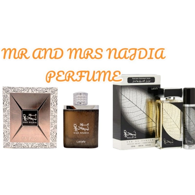 Oud Najdia Lattafa perfumes Najdia Mr And Mrs Combo Eau De Perfum 100ml(3.4FL.OZ) | Shopee Malaysia
