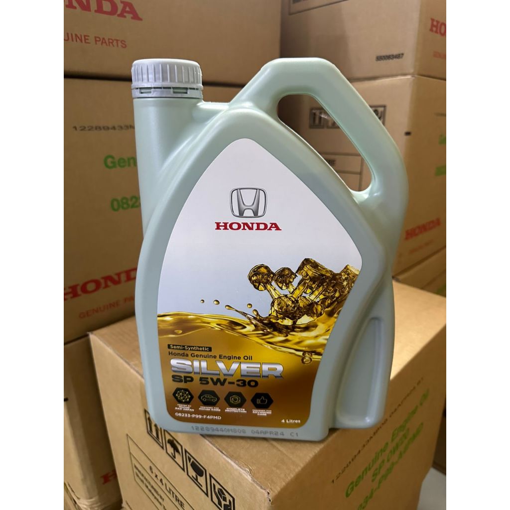 HONDA GENUINE ENGINE OIL 100% ORIGINAL 5W-30 ( NEW PACKAGING ) | Shopee ...