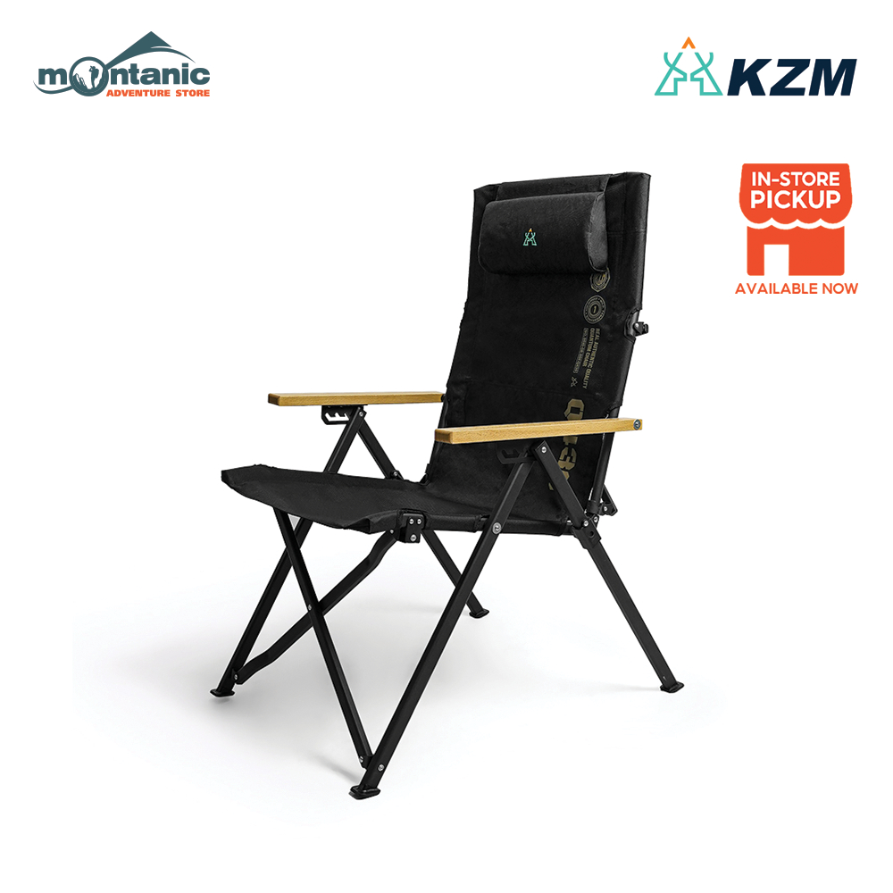 KZM Quantum Chair - 80kg Capacity Portable Folding Kerusi Camping Chair ...