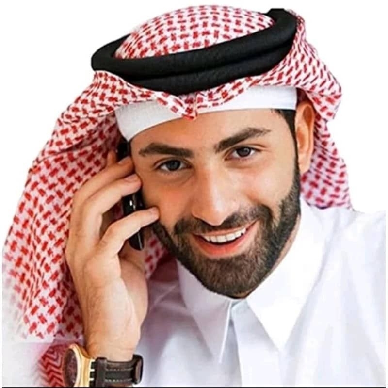 EGAL ARABIAN HEADBAN DAN SERBAN HITAM PUTIH MERAH. | Shopee Malaysia