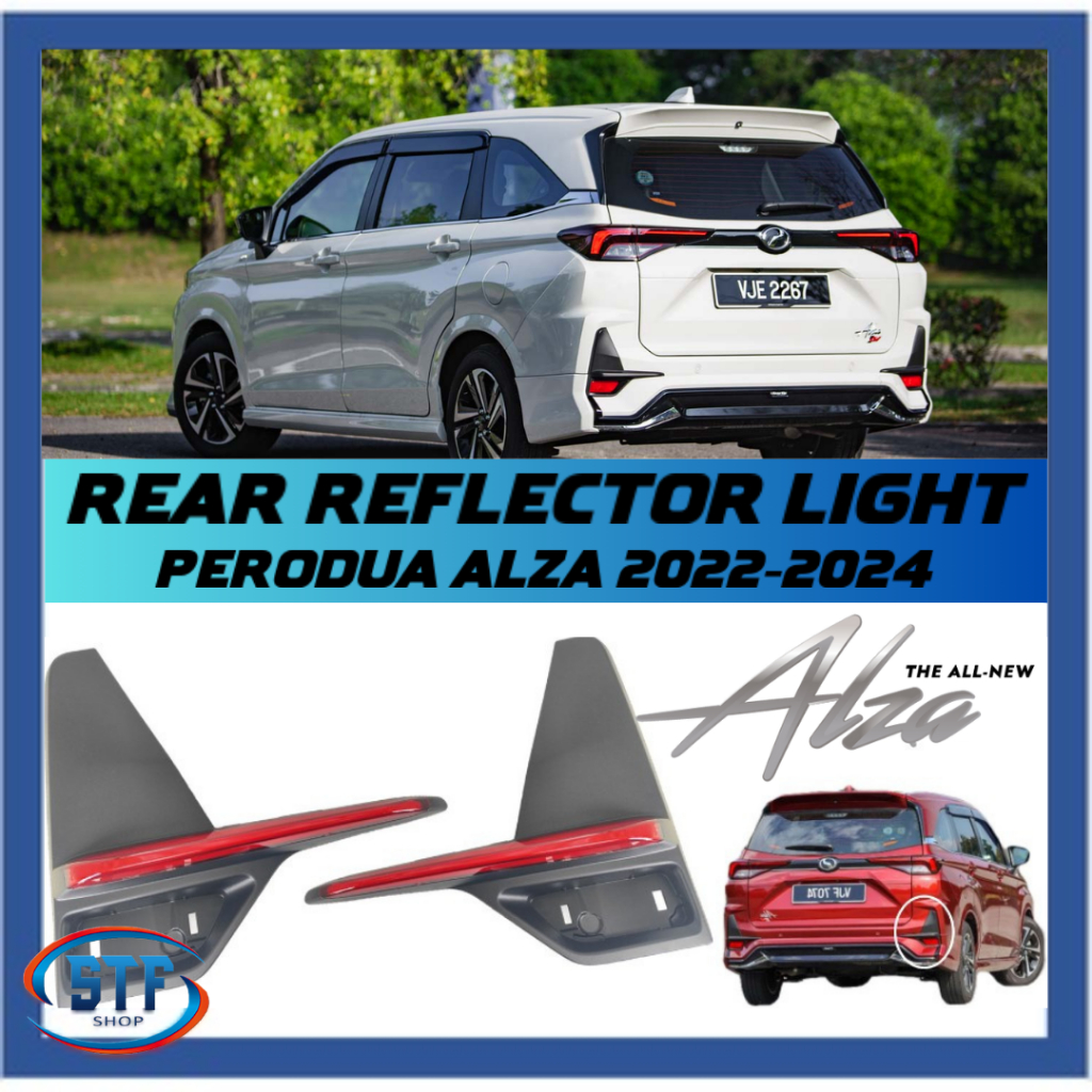 Perodua Alza 2022-2024 Rear Reflector Light With Signal Running 2 Color ...