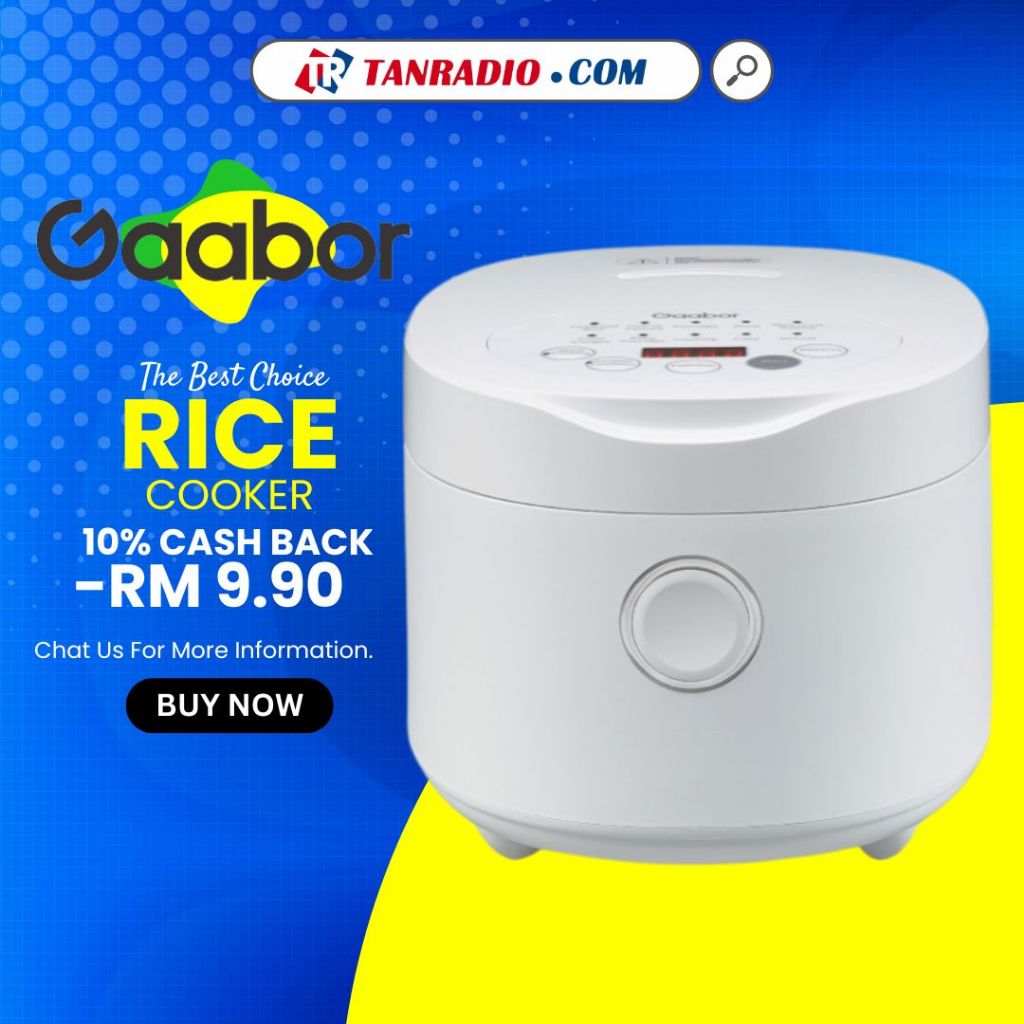 Gaabor 3L Electronic Rice Cooker Inner Pot 24h Preset 10 Cooking Modes ...
