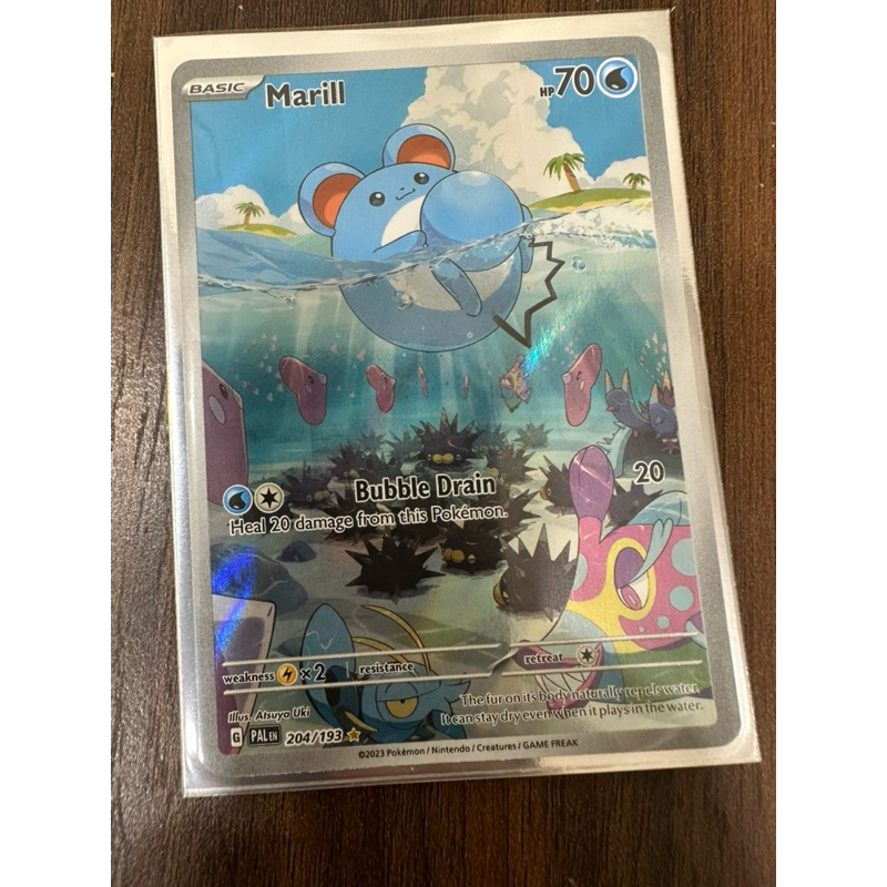 Marill - 204/193 - Illustration Rare | Shopee Malaysia