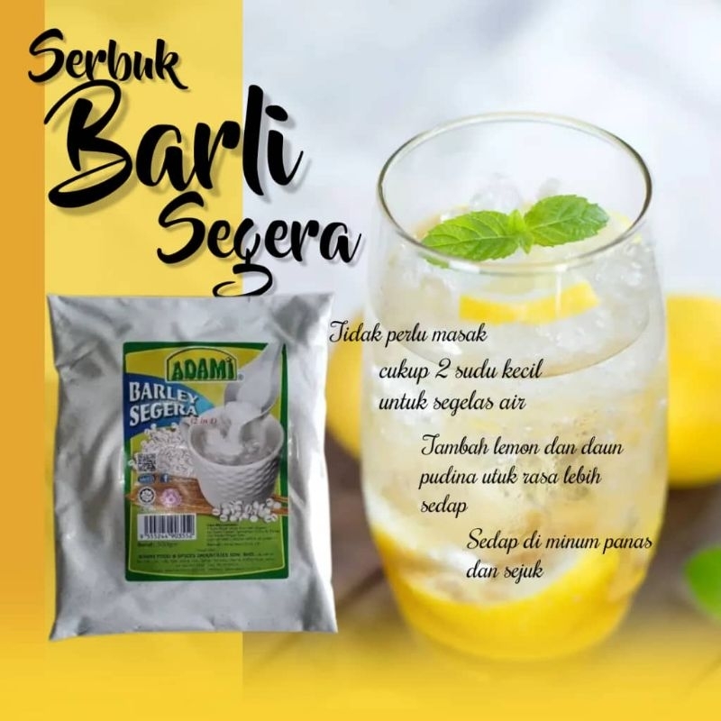 Serbuk minuman barli 500gram siap diminum | Shopee Malaysia