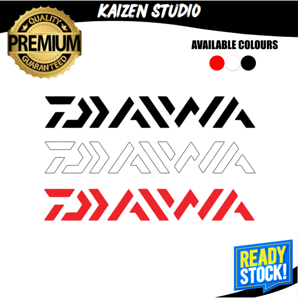 KAIZEN STUDIO Daiwa Logo - Kaki Pancing - vinyl Cutting Sticker ...