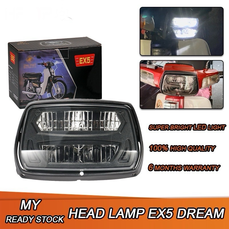 EX5 DREAM Z PAT LED LAMPU DEPAN CLEAR STOCK | Shopee Malaysia