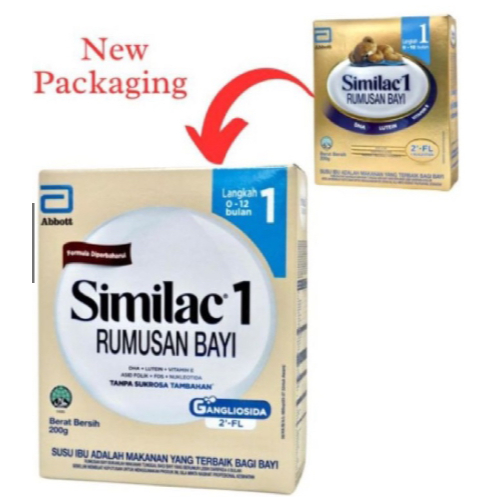 PROMOTION : Abbott Similac Step 1 (0-12 months) (3 packs x200g ...