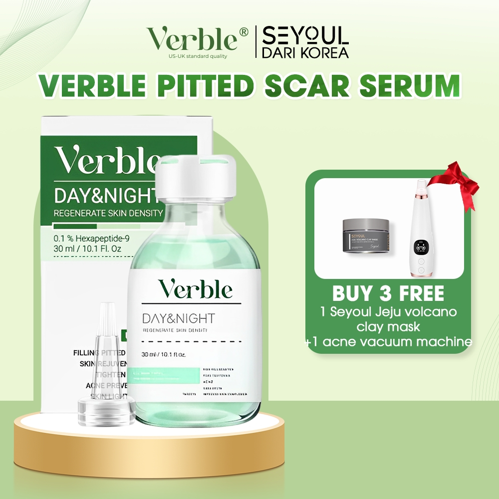 Verble Serum Pitted Scar Reduce dark spots Brighten skin Regenerate ...