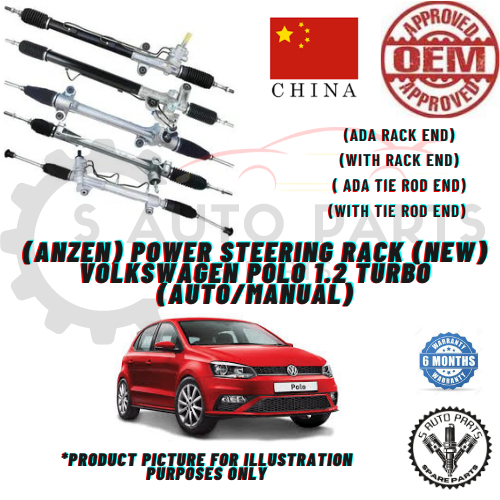 VOLKSWAGEN POLO 1.2 TURBO (AUTO/MANUAL) POWER STEERING RACK -BRAND 100% ...