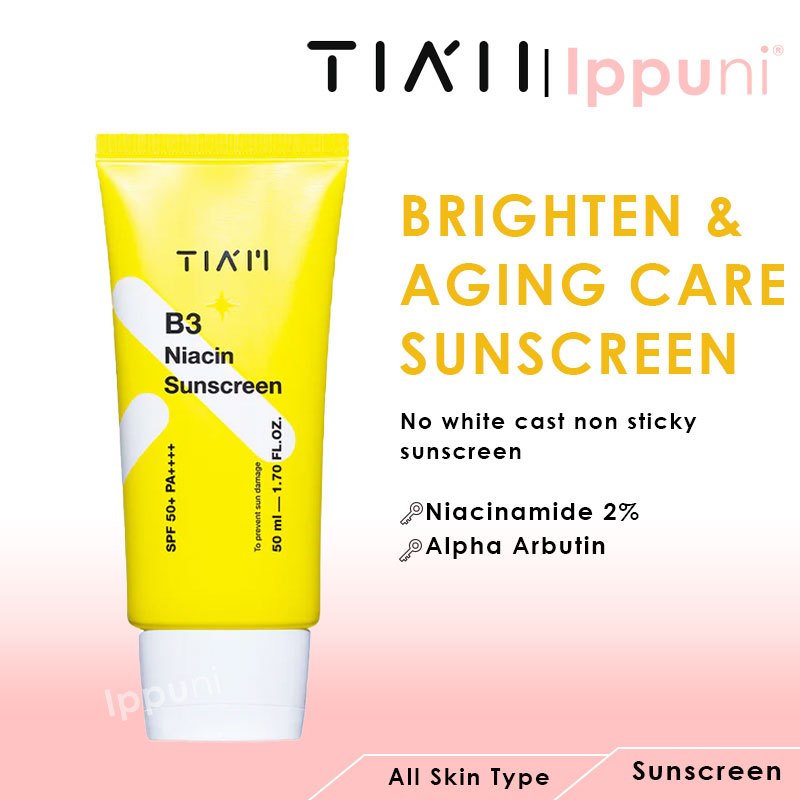 Tiam B3 Niacin Sunscreen SPF50+ PA++++ 50ml | Shopee Malaysia