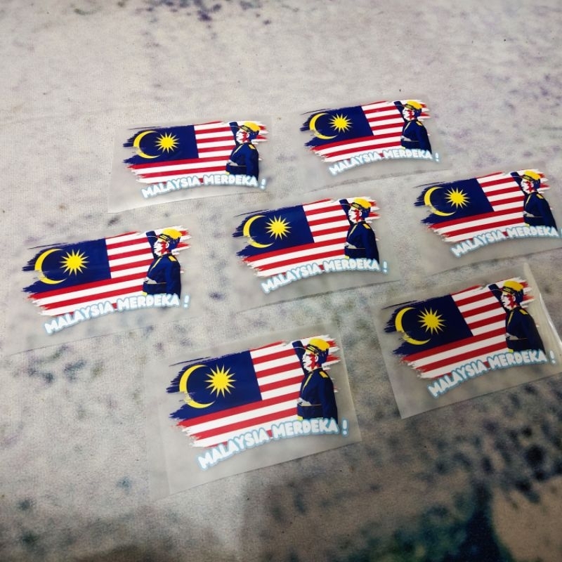 Iron On Sticker MERDEKA Malaysia | Shopee Malaysia