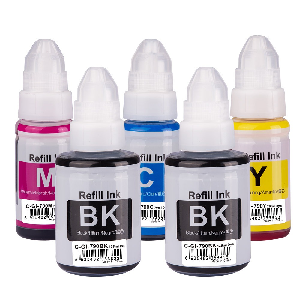 Canon GI-790 Refill Ink 135ml / 70ml Compatible Canon CISS Printer G ...