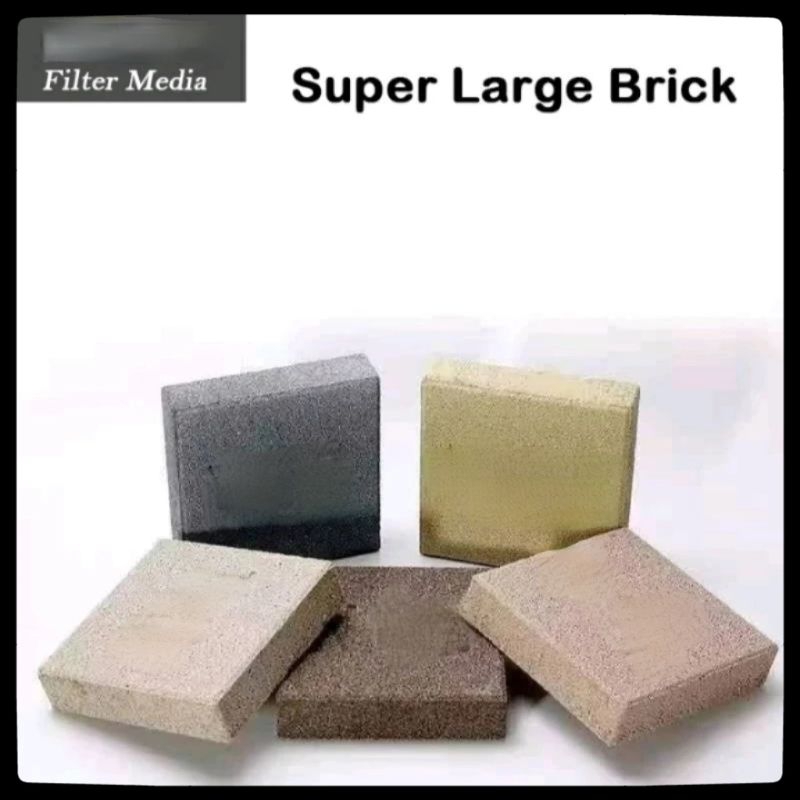 Large Nano Brick XL size Filter Media (10cmX10cmX2.5cm) | Shopee Malaysia