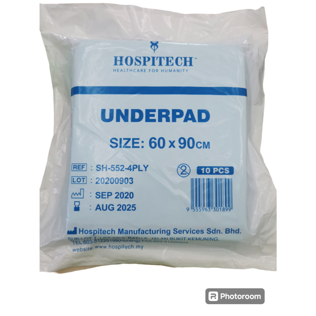HOSPITECH UNDERPAD 60 x 90cm | Shopee Malaysia