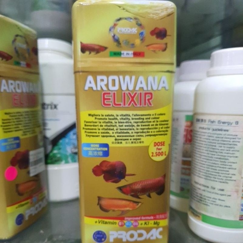 (ex 02/11/2023)prodac AROWANA ELIXIR VITAMIN AROWANA 500ML | Shopee Malaysia
