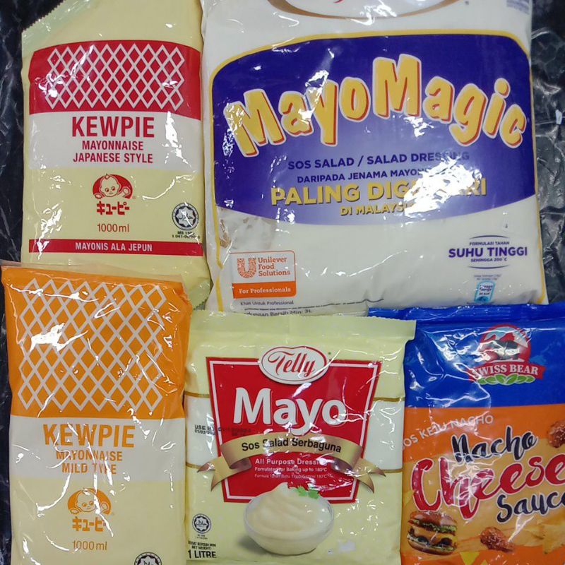 Halal Kewpie Mayonnaise Telly Mayonnaise 美奶滋 Mayo Sauce / Salad Sauce ...