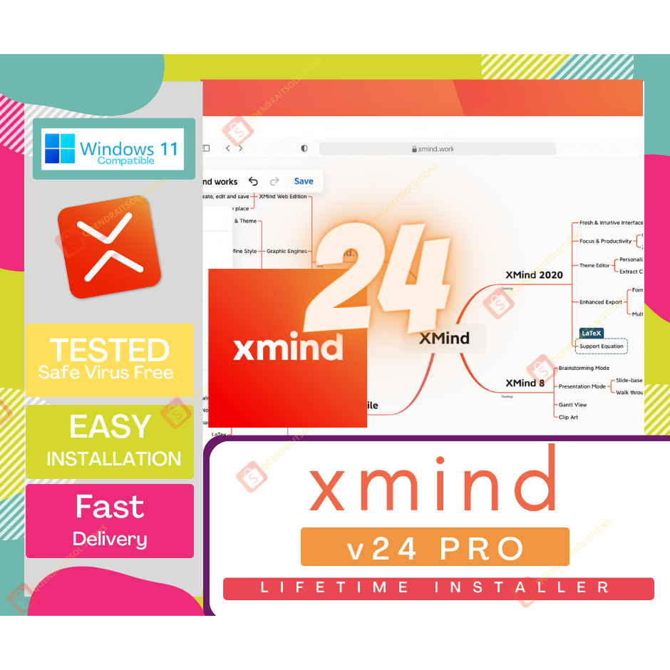 XMind ZEN PRO 2024 | 24 + Video Install 🔥 11 | 10 | 9 | Lifetime | Full ...