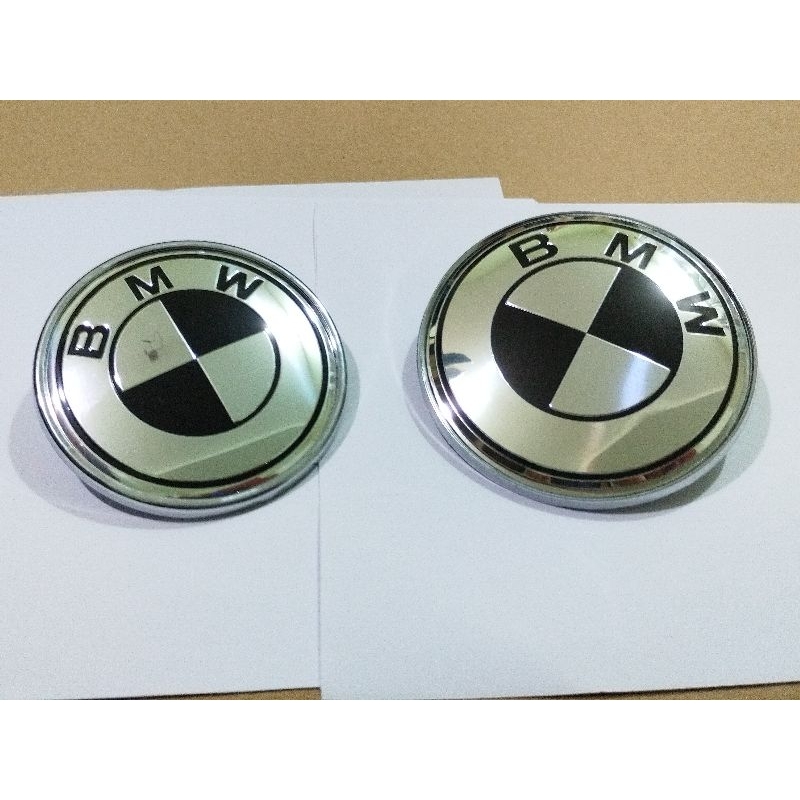 bmw emblem g20 e39 e46 e90 black chrome 2pcs new | Shopee Malaysia