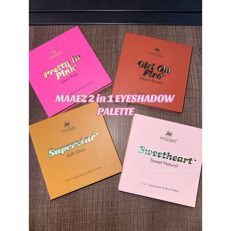 🔥New Maaez Eyeshadow 2in1 Original HQ 2024🔥 | Shopee Malaysia