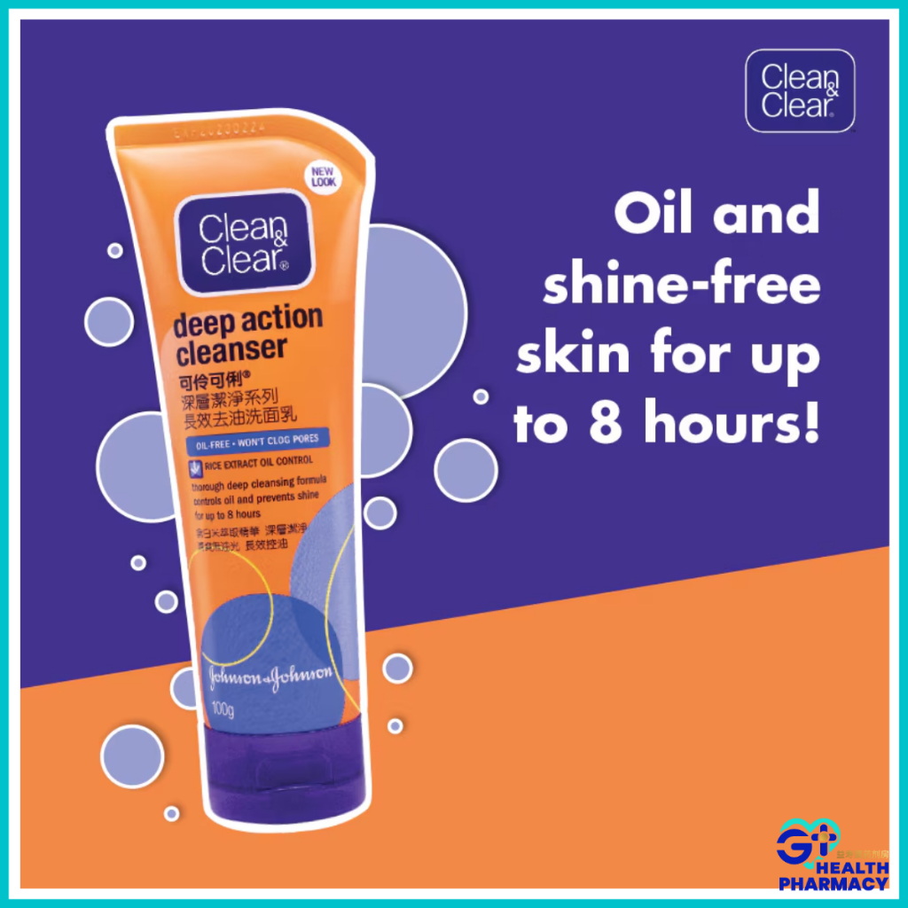 Clean & Clear Deep Action Cleanser 100g | Shopee Malaysia