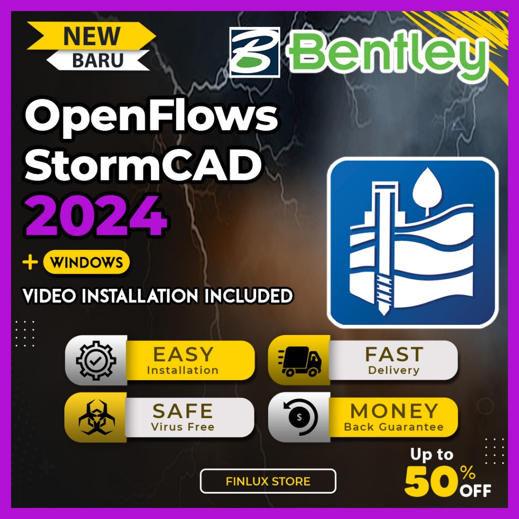 [VIDEO] Bentley OpenFlows StormCAD 2024 v24.00 Lifetime For Windows (64 ...