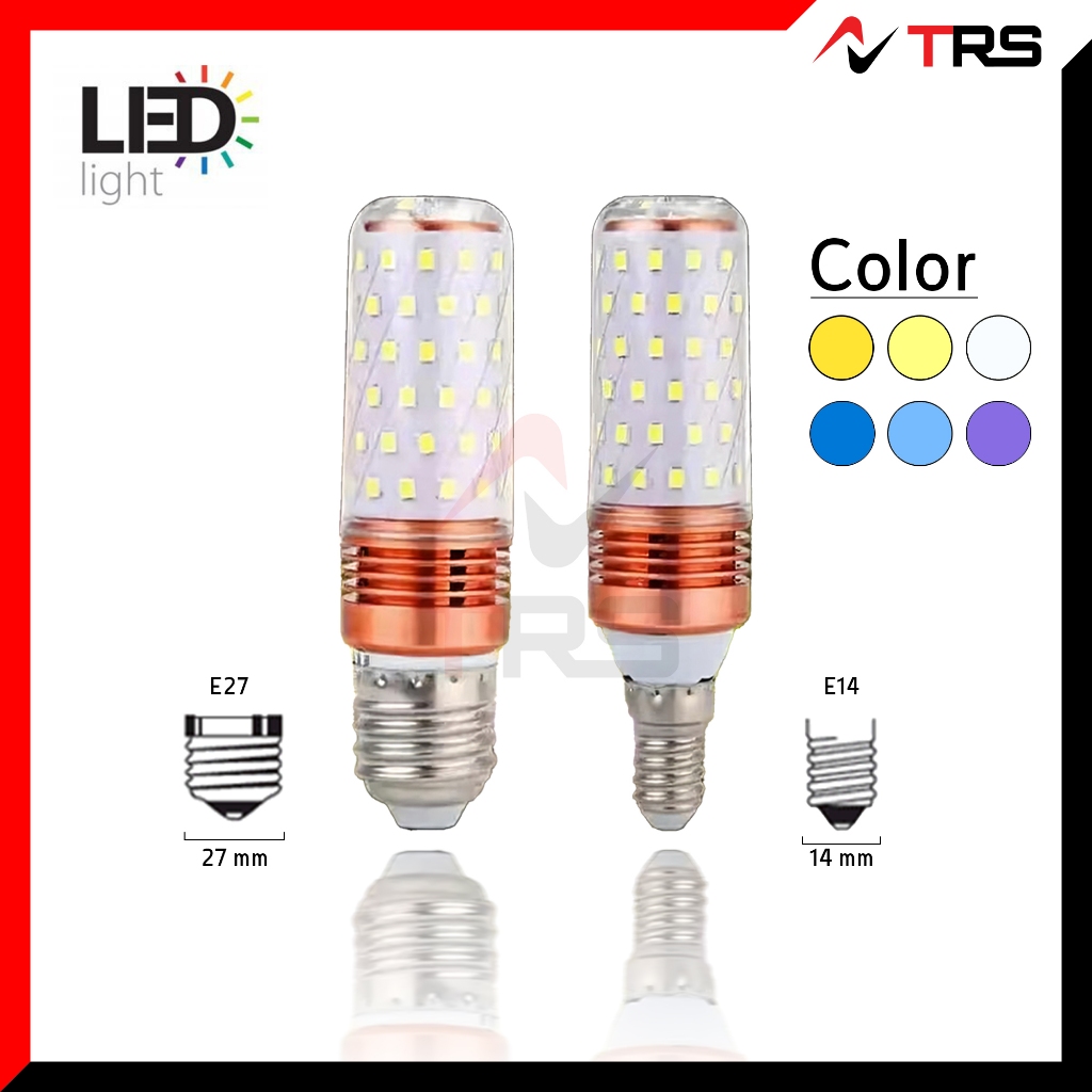 E14/E27 LED Corn Bulb 12W 16W 32W White/Yellow/Cool White/Blue/Purple ...