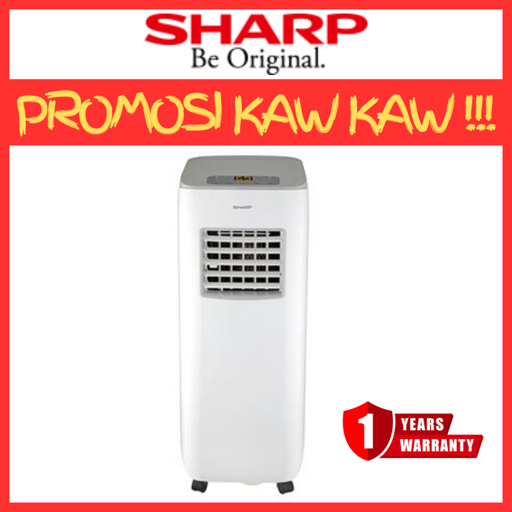 SHARP 1.0HP R32 PORTABLE AIR COND (PORTABLE AIR CONDITIONER), PENGHAWA ...