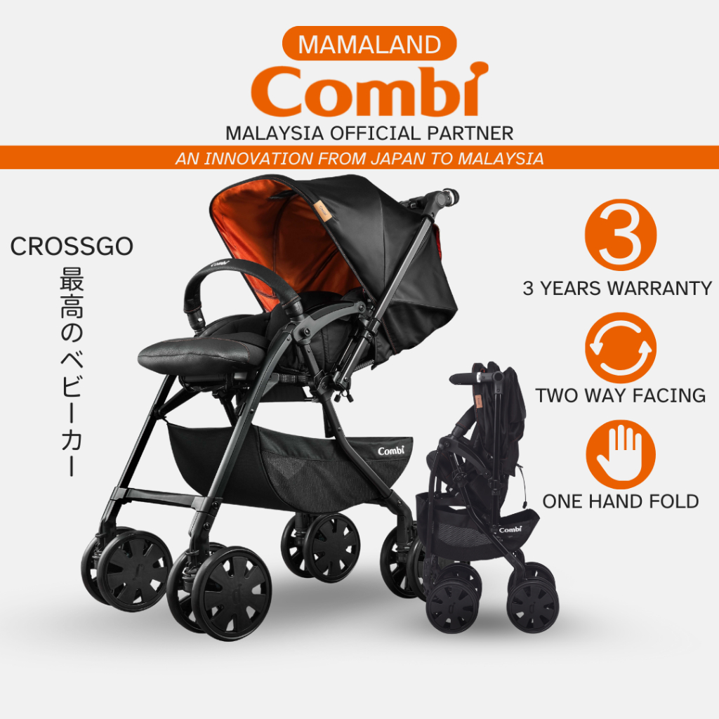 Mamaland Combi Crossgo Two Way Facing Parents Facing Baby Stroller ...