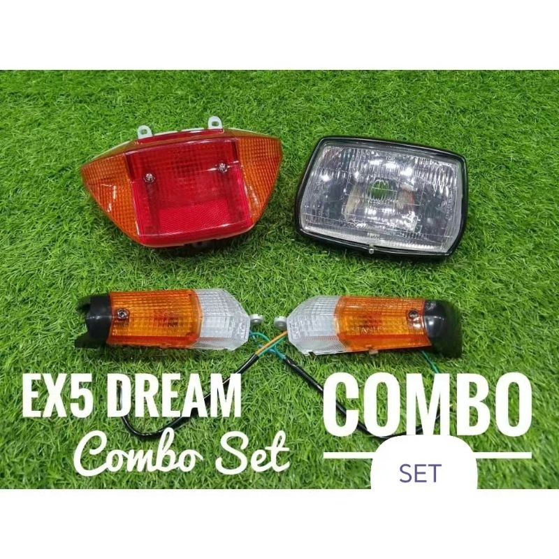 honda ex5 dream combo set lamp (lampu) head lamp,tail lamp ,front ...
