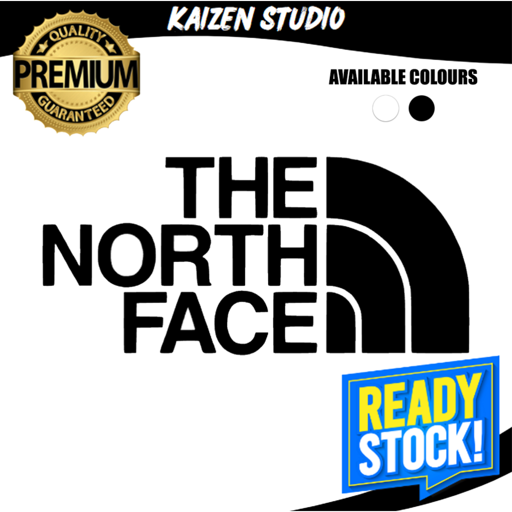 KAIZEN STUDIO The North Face Sticker Vinyl Outdoor Cutting Sticker ...