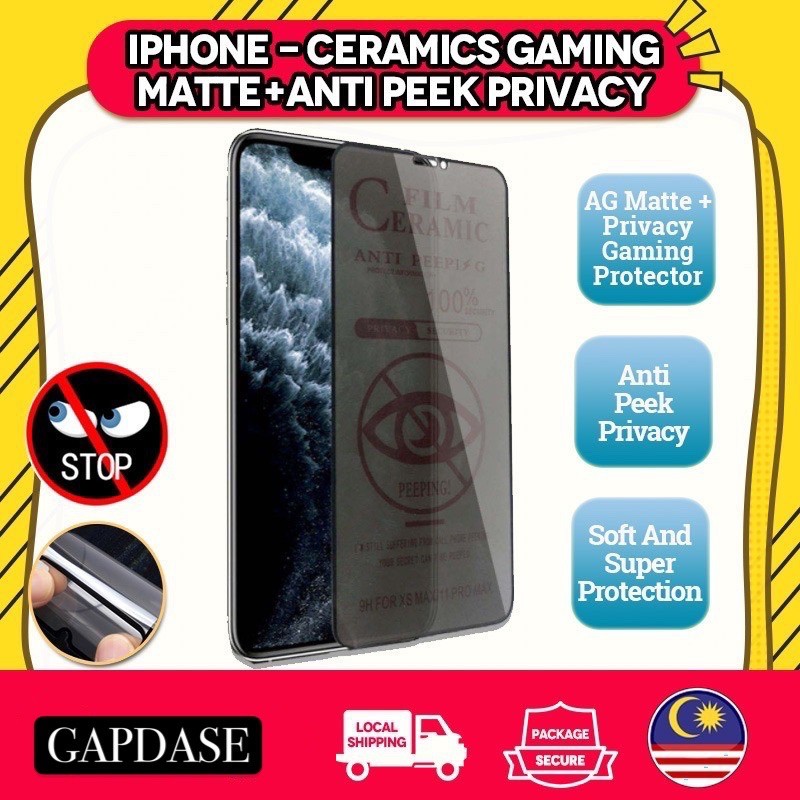 Ready Stock Ceramic Matte Privacy Screen Protector Redmi 13C, Redmi A3 ...