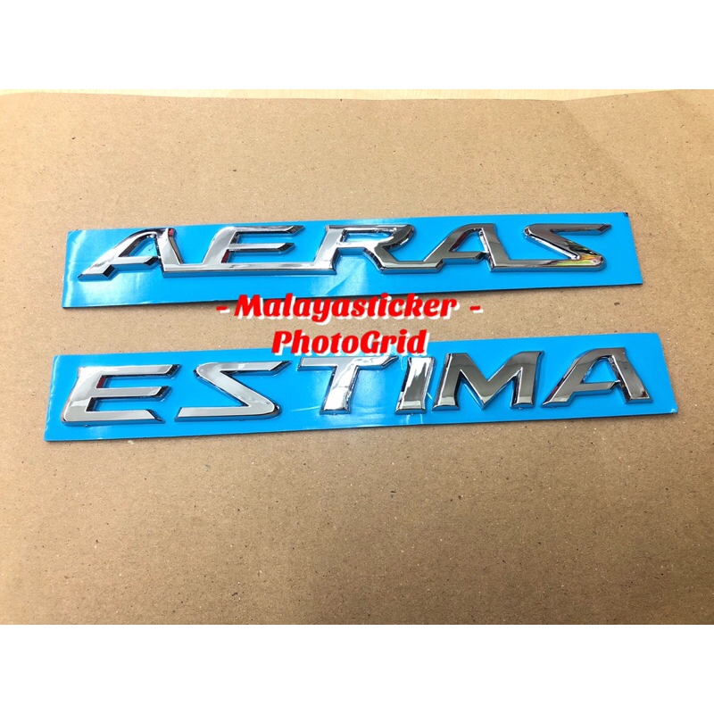 Emblem logo Toyota Emblem Estima Emblem Aeras | Shopee Malaysia