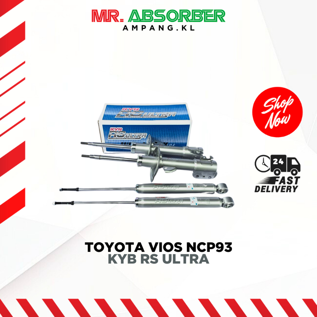 KYB RS ULTRA TOYOTA VIOS NCP93 | Shopee Malaysia