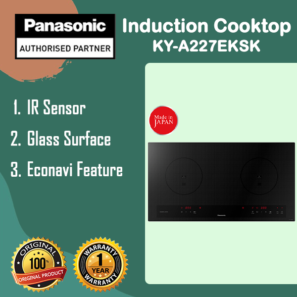 PANASONIC KY-A227EKSK INDUCTION COOKTOP IH 5600W 74CM | Shopee Malaysia