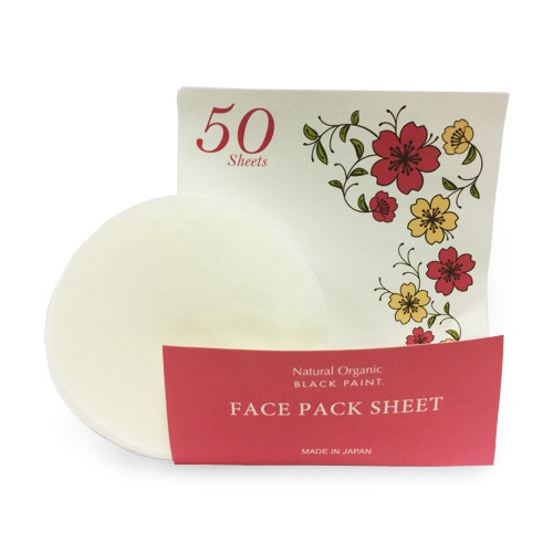 Natural Organic Black Paint Face Pack Sheet (Facial Paper) | Shopee ...