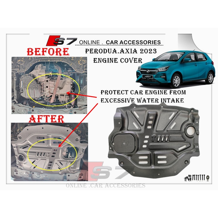 PERODUA AXIA NEW 2023 ENGINE LOWER UNDER COVER PROTECTION SKID PLATE ...