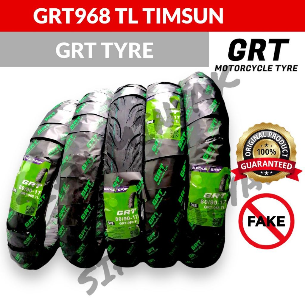 NEW!! 2024 GRT GRT968 TL BUNGA TIMSUN TYRE TIRE MOTORCYCLE TAYAR ...