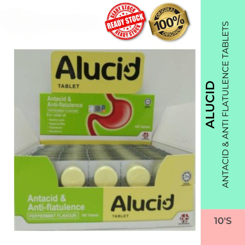 ALUCID TABLET RELIEF OF GASTRIC | Shopee Malaysia
