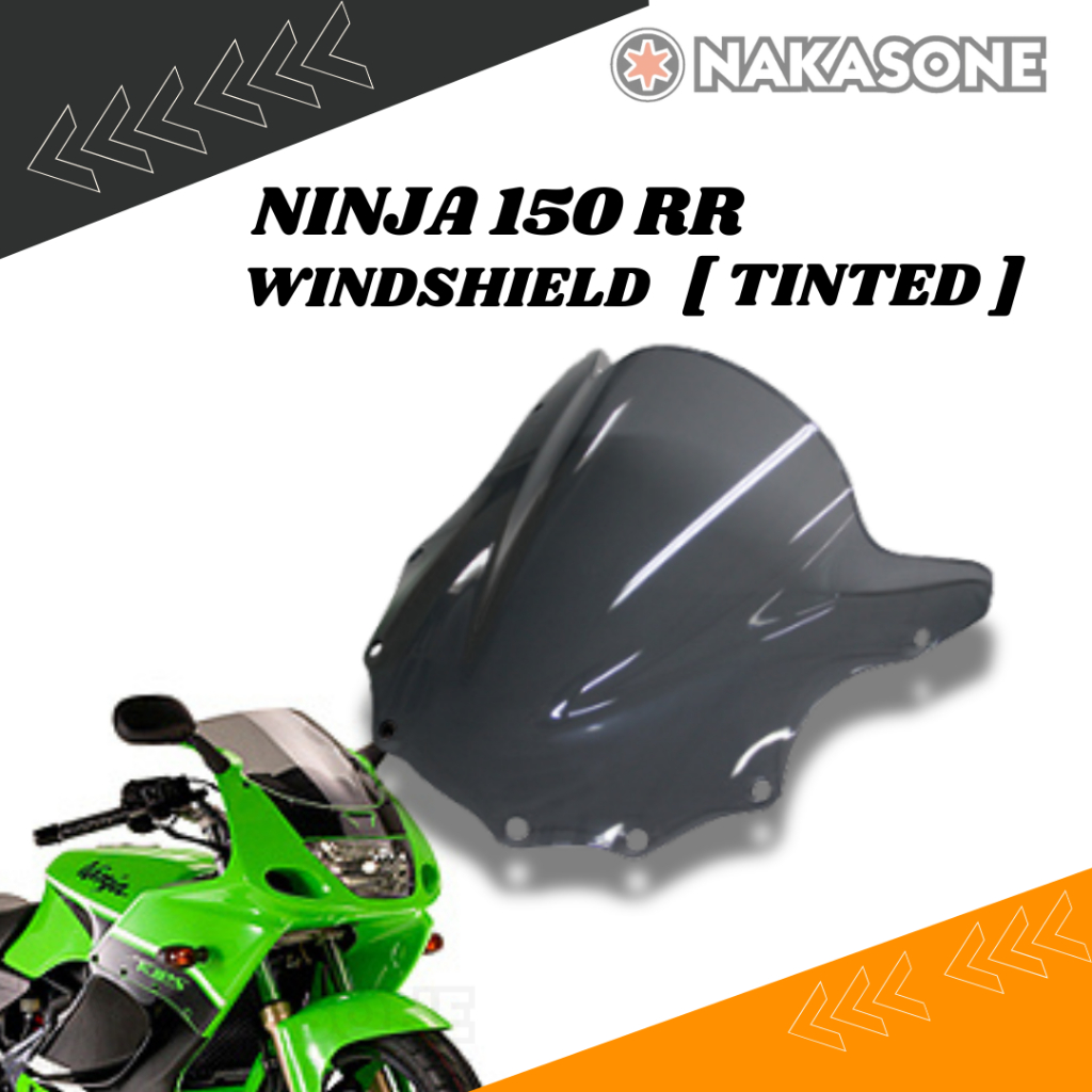 KAWASAKI NINJA 150 RR WINDSHIELD VISOR [ TINTED ] COVER #READY STOCK ...