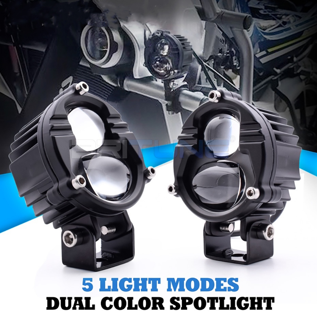 3" Dual Color LED Work Light Bar 140W Super Bright Spot Flood Combo ...