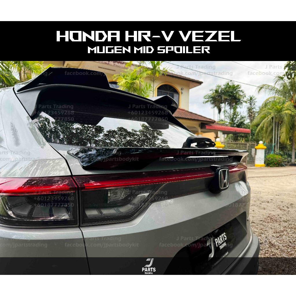 Honda HRV HR-V Vezel Mugen Mid Middle RS Modulo Spoiler Roof Rear ...