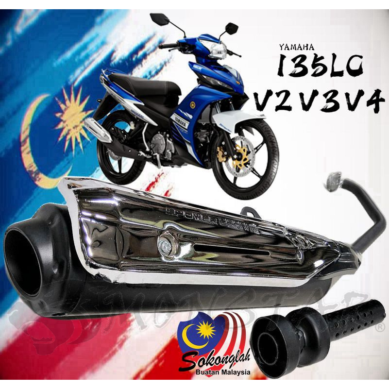 LC135 V2 V3 V4 V5 V6 Exhaust Standard Open Racing Yamaha EPOWER BERANG Ekzos Std 135LC LC ...