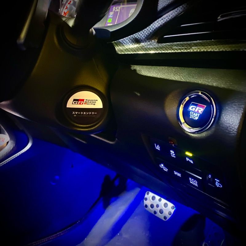 STICKER JDM LIMITED TOYOTA Gazoo Racing TGR TRD Smart Entry label YARIS ...