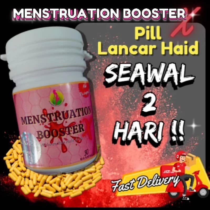 💯BERKESAN 💯MENSTRUATION BOOSTER X- UBAT LANCAR PERIOD/ UBAT LANCAR HAID ...