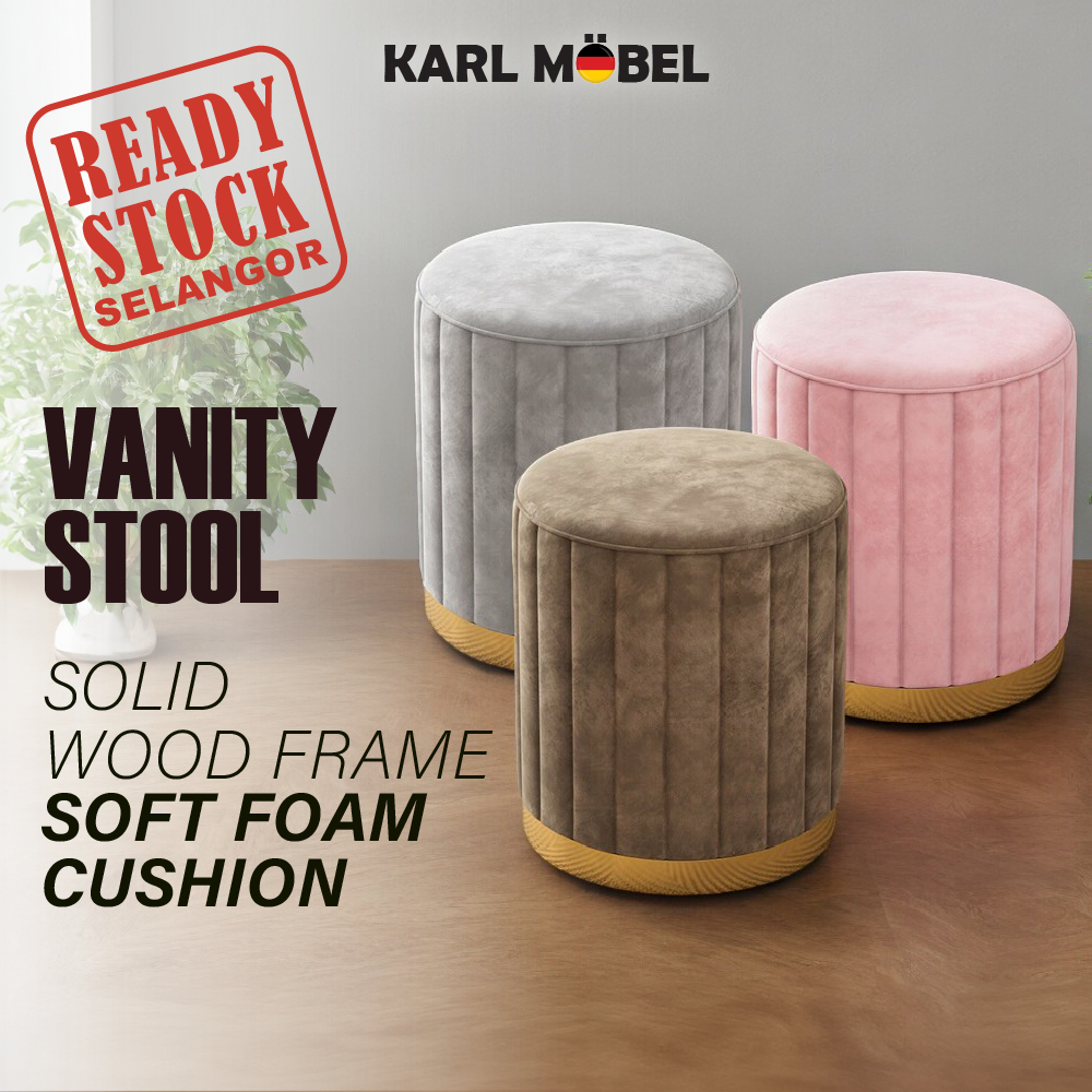 Dressing Stool Chair Vanity Stool Makeup Stool Nordic Luxury Round ...